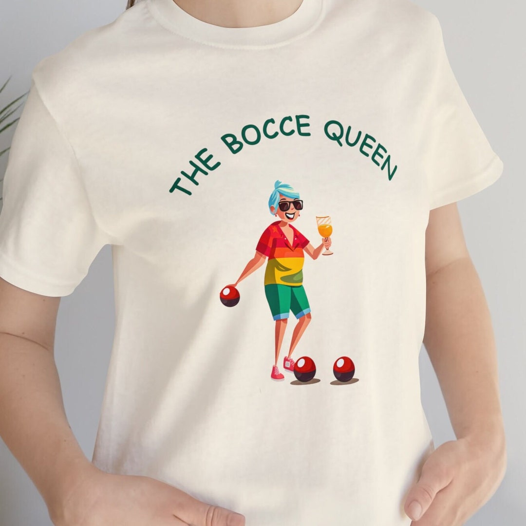 Bocce Shirt for Women, Short Sleeve Bocce Tee, Bocce Ball Player Gift ...