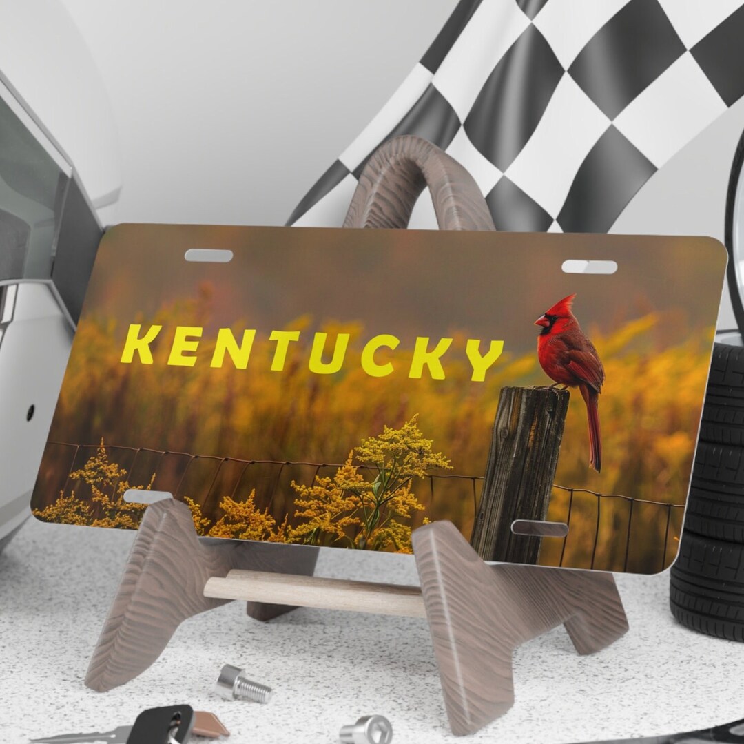 Kentucky Vanity Plate, Cardinal Plate, Cardinal Vanity License Plate ...