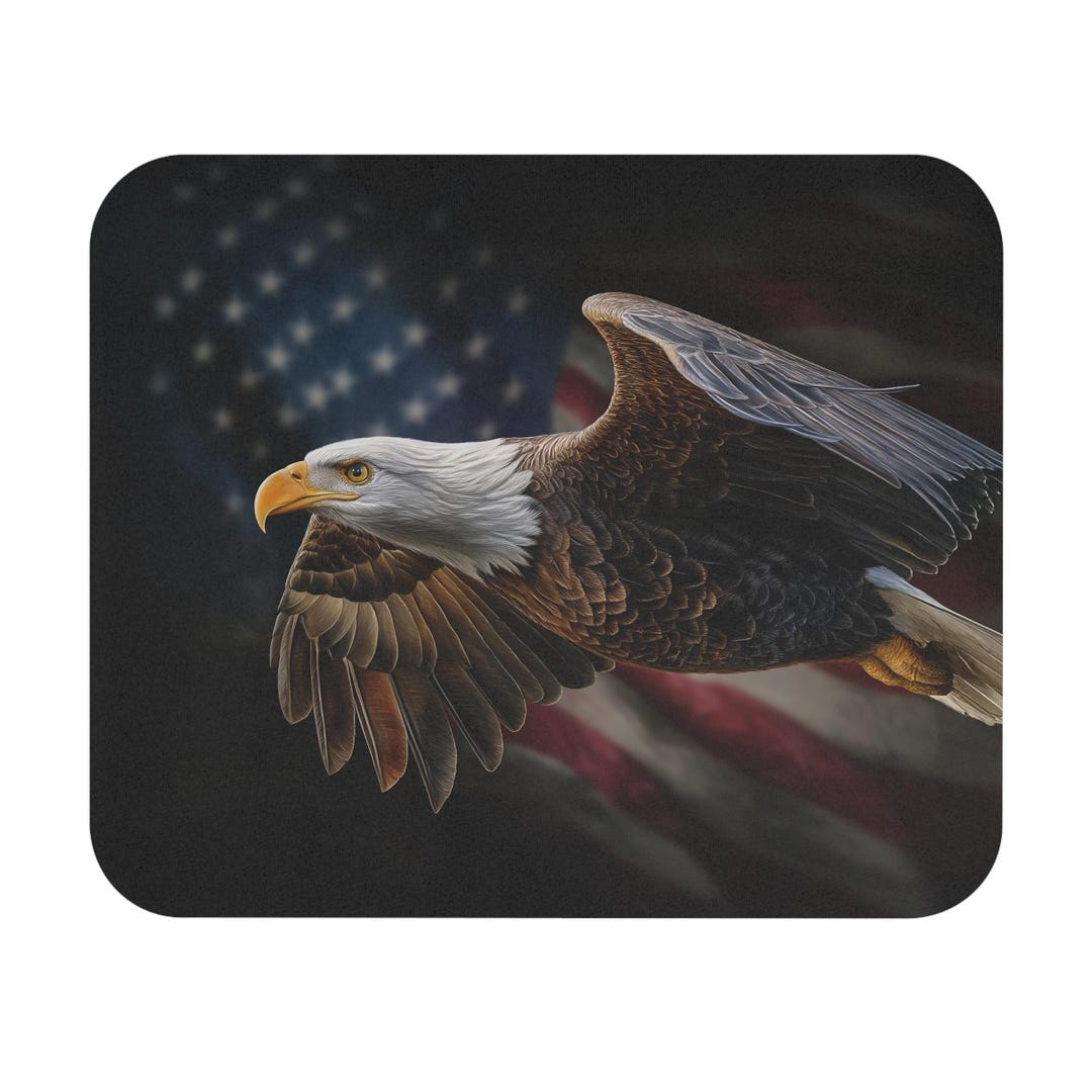 Bald Eagle Mouse Pad, Perfect for Nature Lovers, Gifts for Wildlife ...