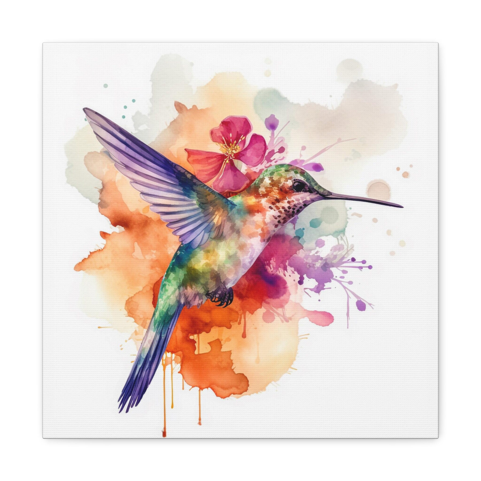 Hummingbird Canvas Gallery Wraps Three Sizes Wall Art Gift - Etsy