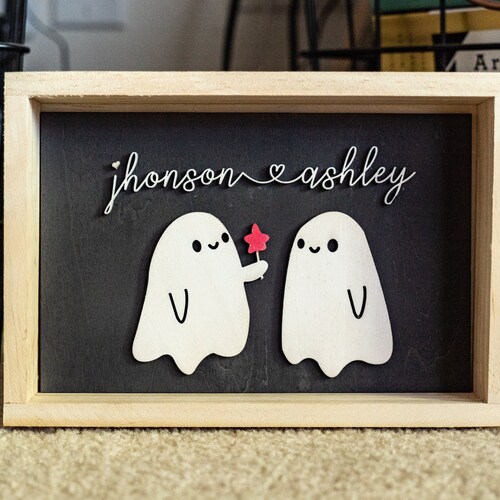 PERSONALIZED Forever My Boo Sign Halloween Decor Custom - Etsy