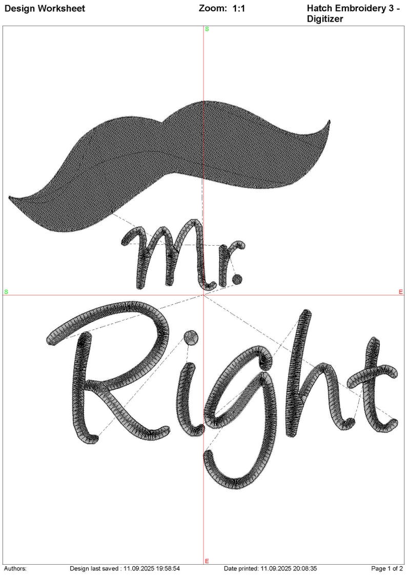 Valentine Funny Couple Embroidery Design Set: Mr. and Mrs. Right ...