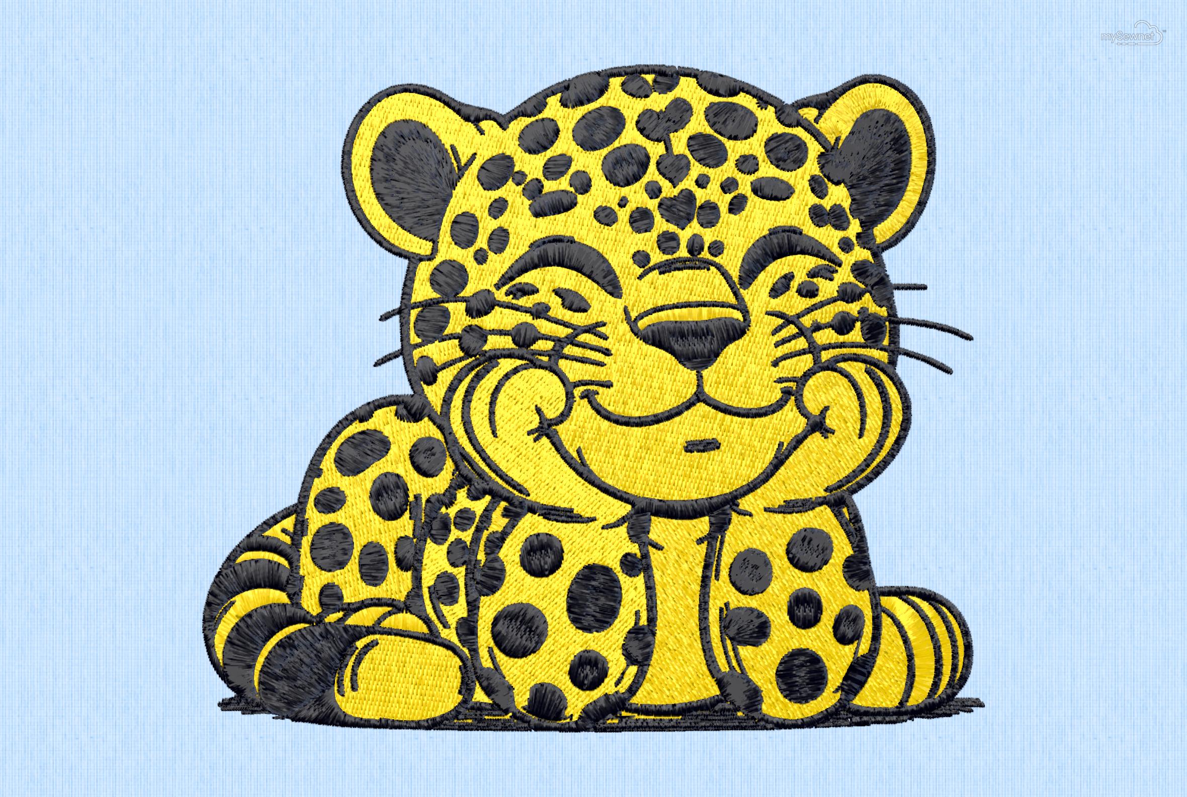Cheetah Cub Embroidery Design – Kids Decor, 5-6 Inch (digital File) - Etsy