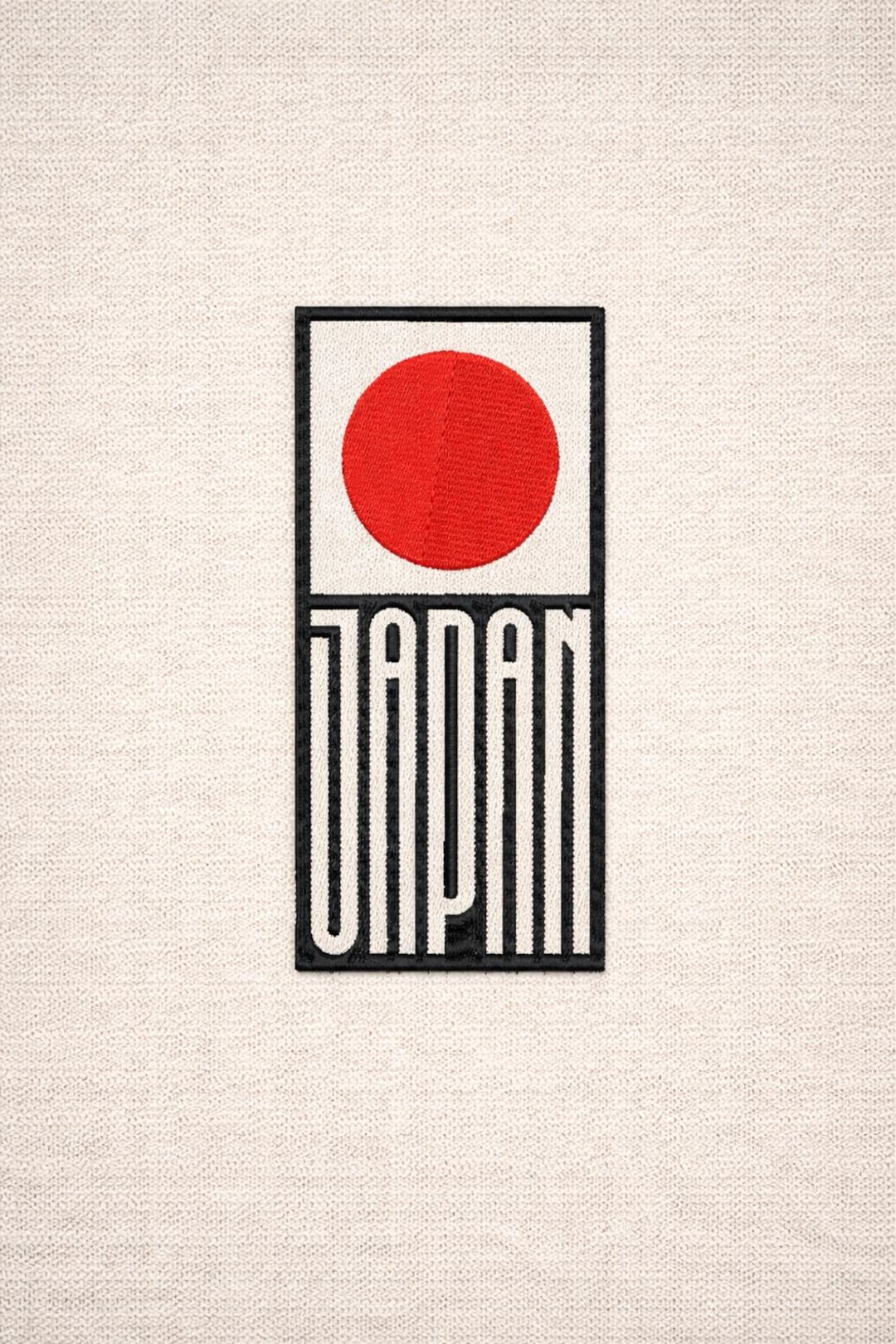 Japan Flag Embroidery Design, Minimalist Travel Art (digital Download ...