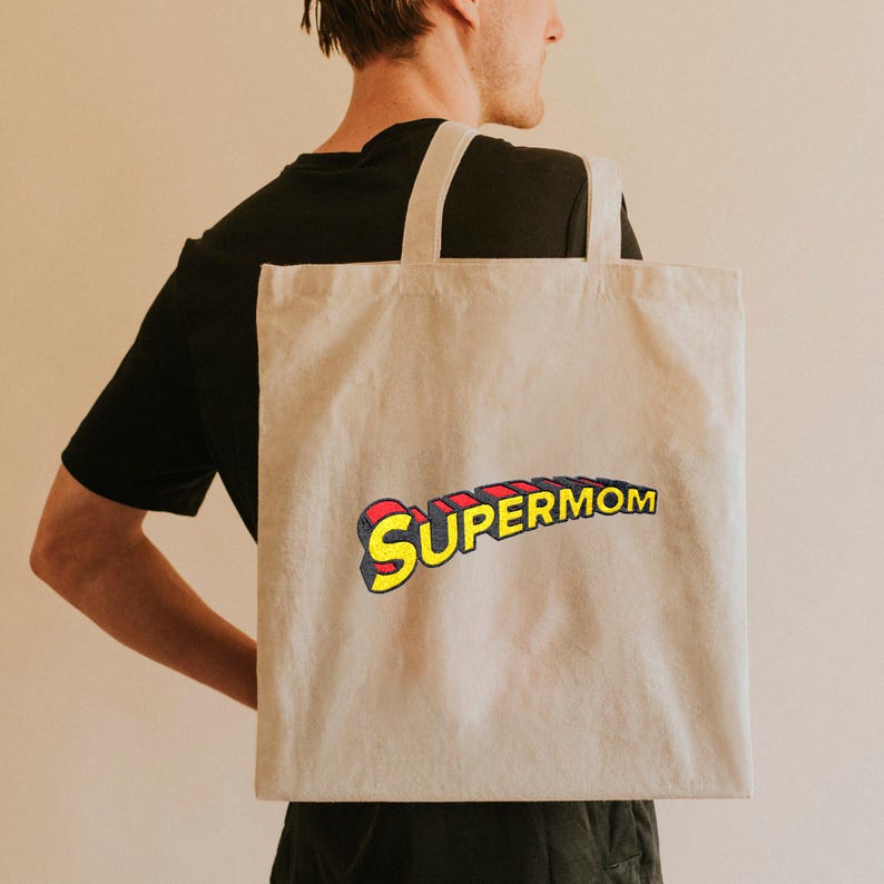 Supermom Embroidery Design - Comic Style Mother's Day (digital Download ...