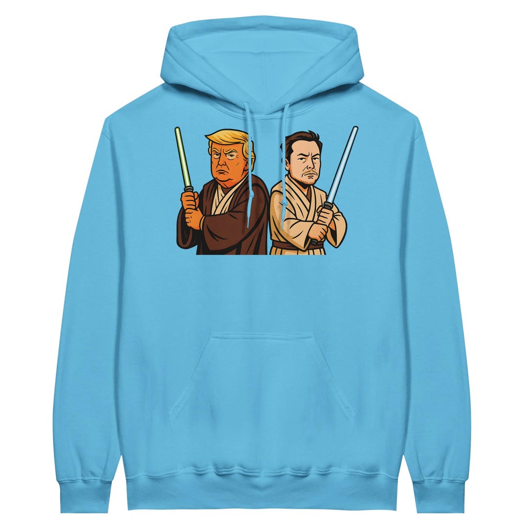 Tump-gon Jinn and Obelon Kenobi Hoodie – Cozy Ring-spun Cotton, Classic ...