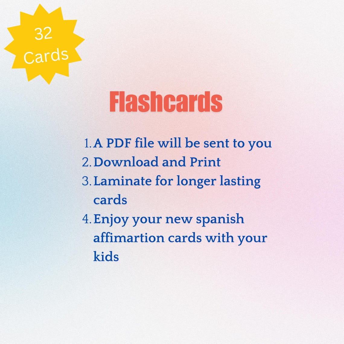 Spanish Affirmation Flashcards for Kids. Spanish Positive Affirmations ...