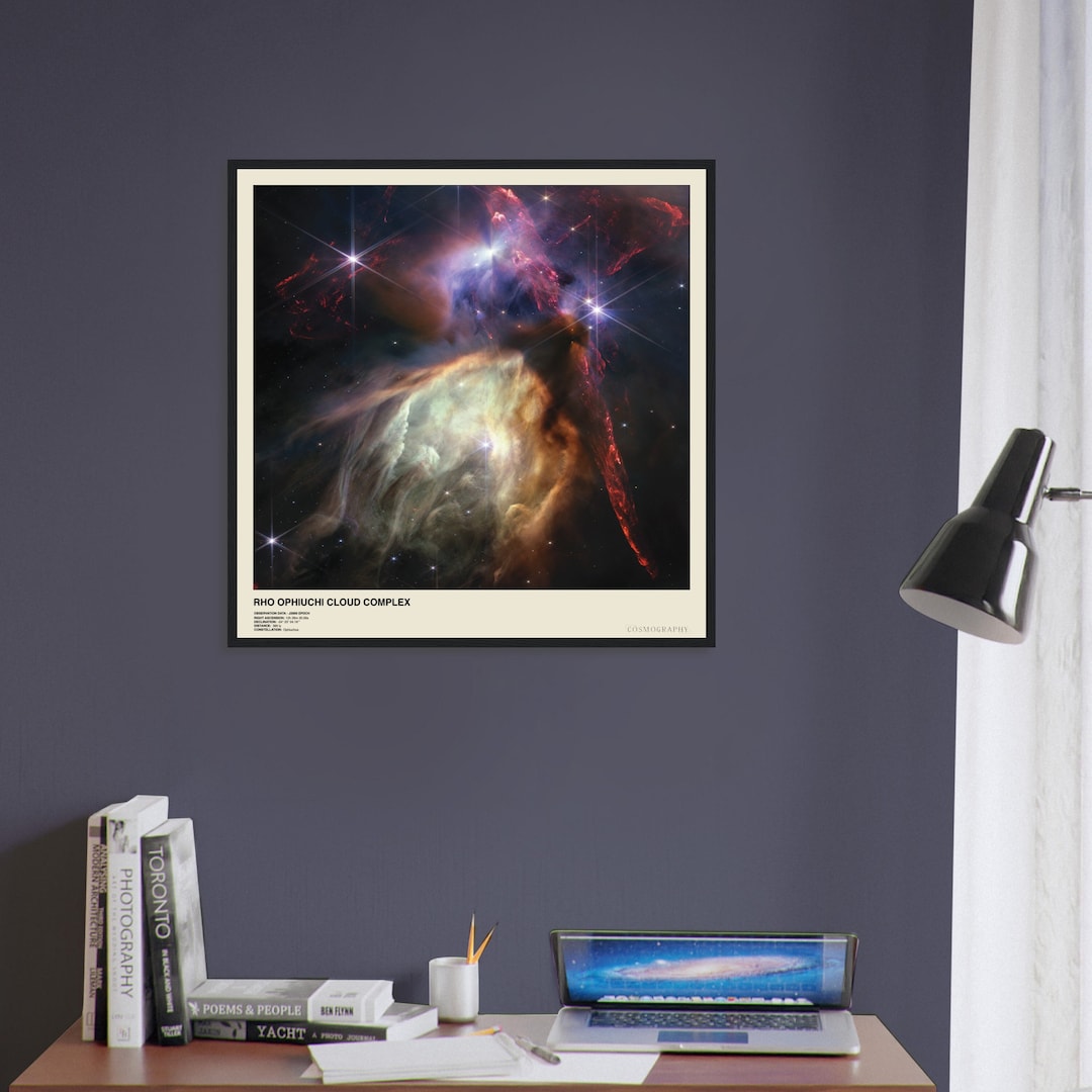 Rho Ophiuchi - James Webb Telescope - Contemporary Astrophotography Art ...