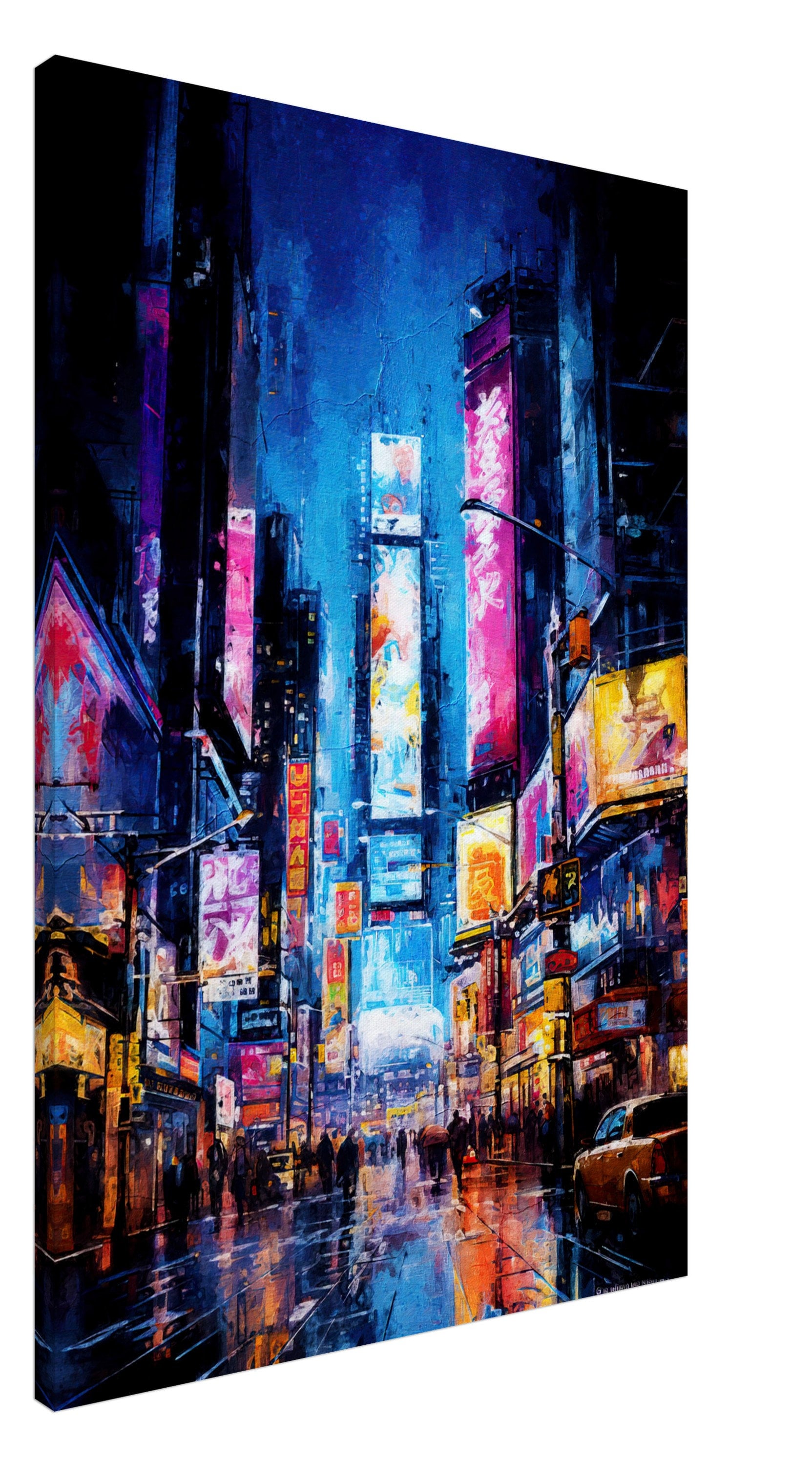 Neon Dreams Cyberpunk City Art-deco Inspired Cyberpunk Canvas Art - Etsy