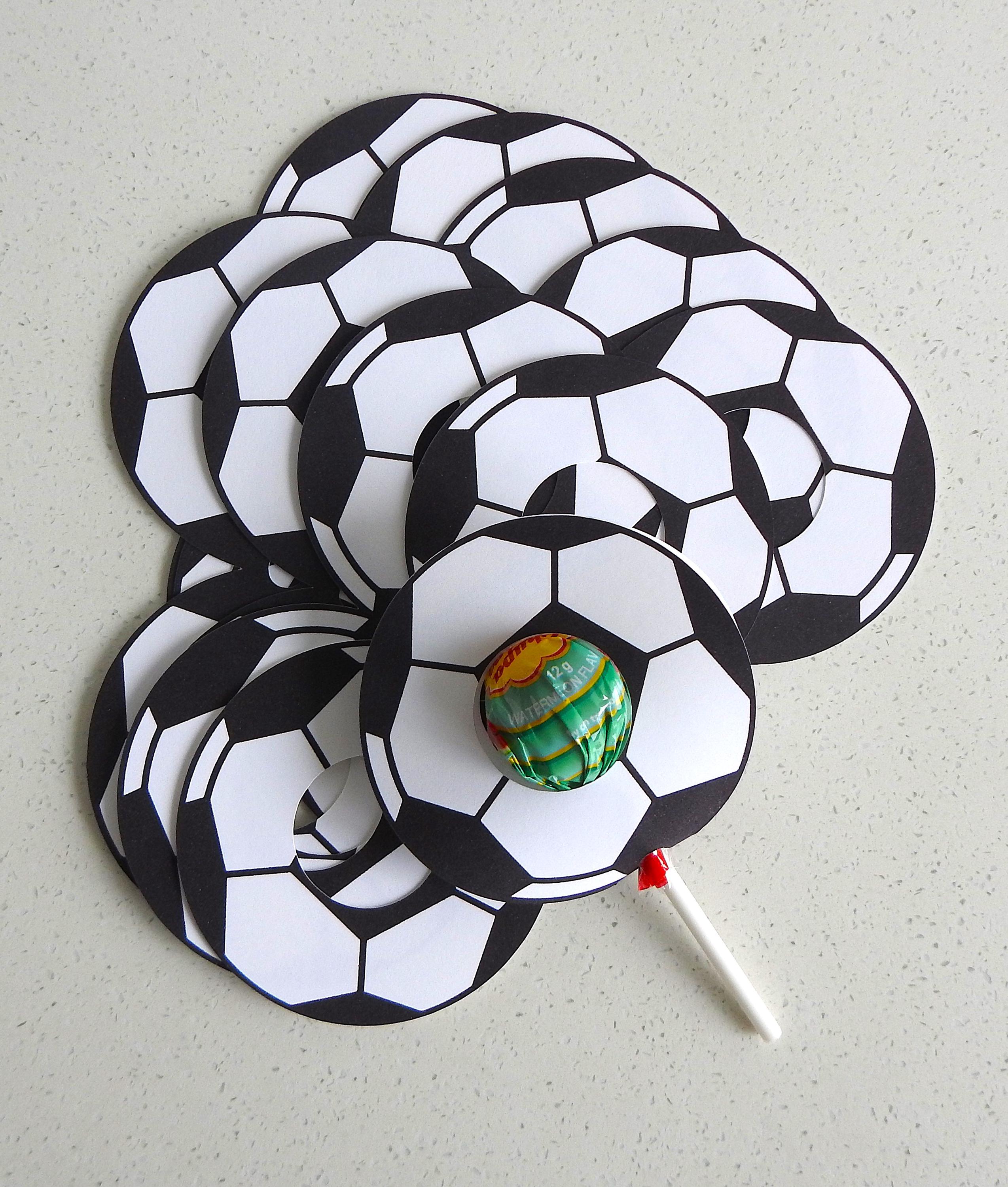 Soccer Ball Lollipop Holders – Pack of 10 - Etsy