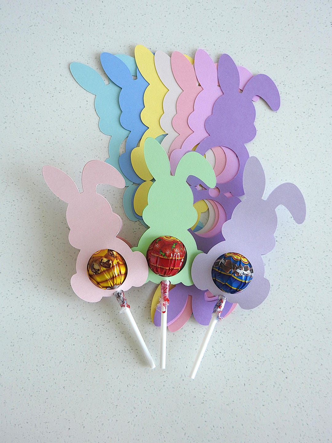 Easter Bunny Lollipop Holders - Pack of 10 - Etsy Australia