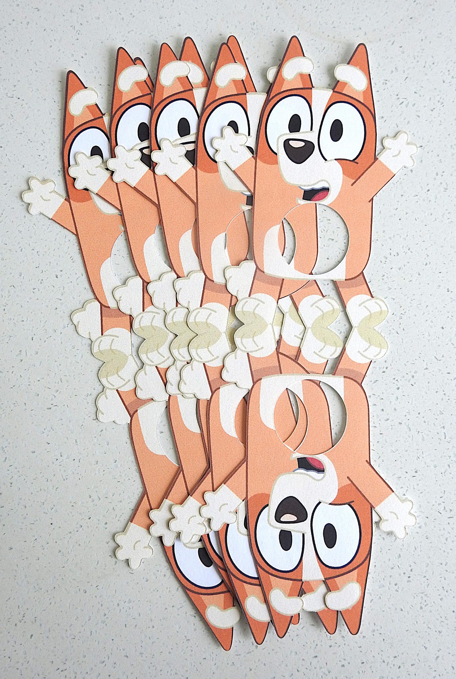 Pack of 10 Bluey & Bingo Lollipop Holders - Etsy Australia