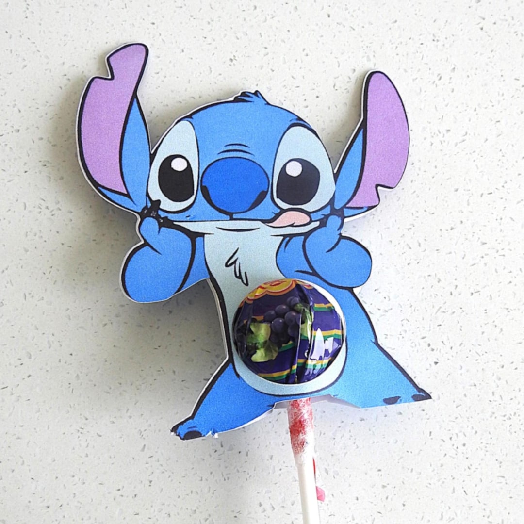 Stitch Lollipop Holders – Perfect Party Favors for Disney Fans! (pack ...