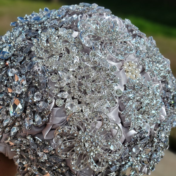 Bling Bridal Bouquet - Etsy