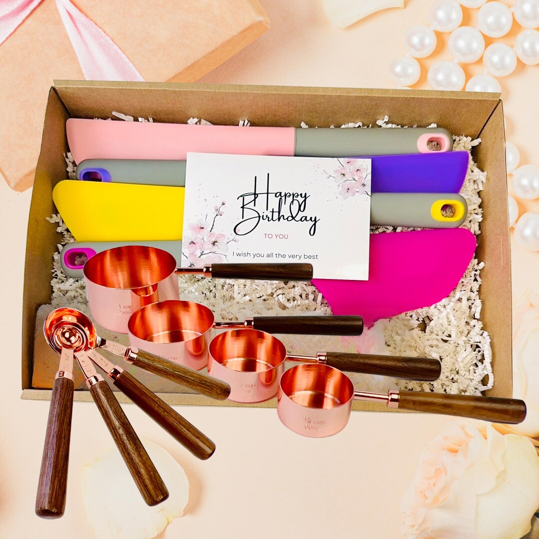 Personalized Cooking Gift Box Pretty Measuring Cups and Spoons Large ...