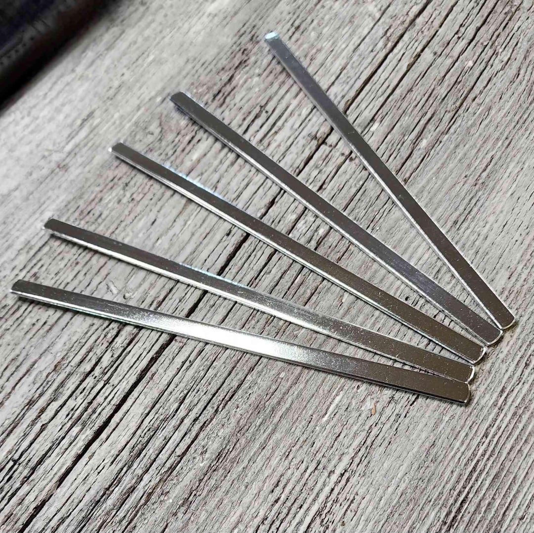1/4 X 6" 14gs (50) Cuff Blanks 1100 Pure Aluminum Tumble Polished Metal ...