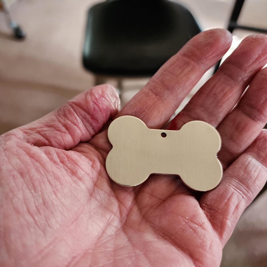 1-5/16 X 2 Inch (10) 14g Aluminum Large Dog Bone Shape Blanks 14 Gauge ...