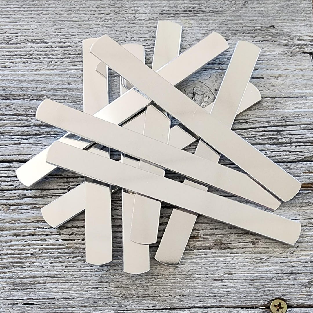 3/8 X 5" 14gh (25) Tie Bar Blanks 14 Gauge Hard Temper 3003 Pure ...