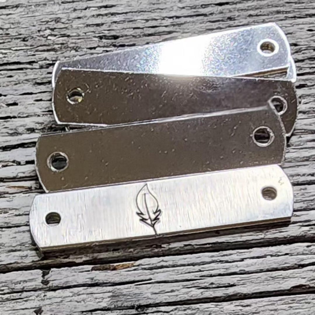 20 Blanks 3/8 X 2" 14G ID Tags Metal Stamping Blanks 3003 Commercially ...