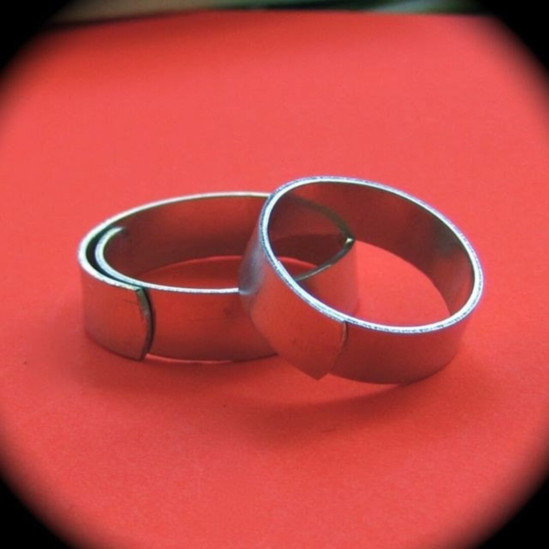 1/4 X 3-1/4" 16gs (100) Wrap Ring Blanks Thinner 16 Gauge SOFT Temper ...