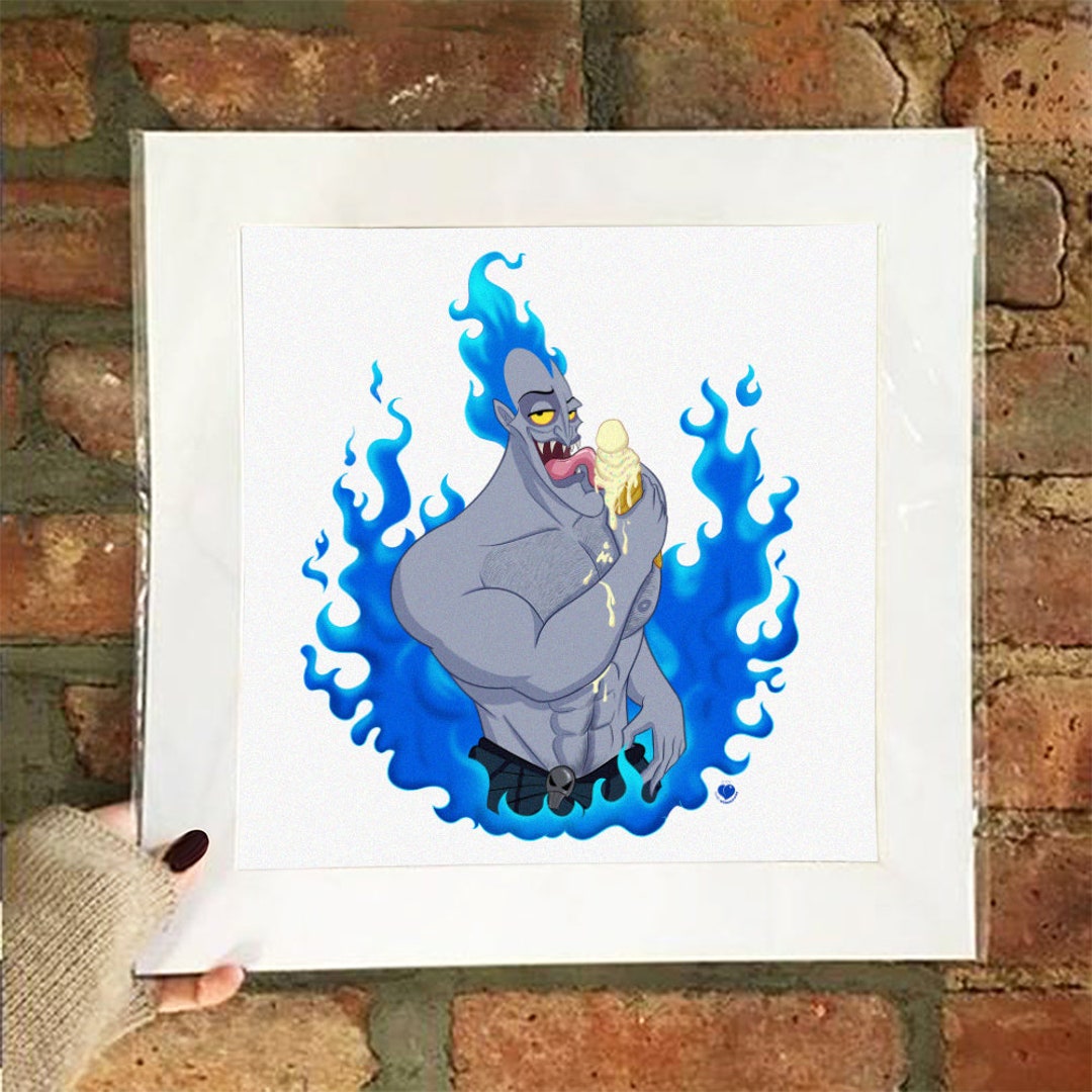 Matted Poster Hades Villains Queer Artwork Gay Artwork - Etsy