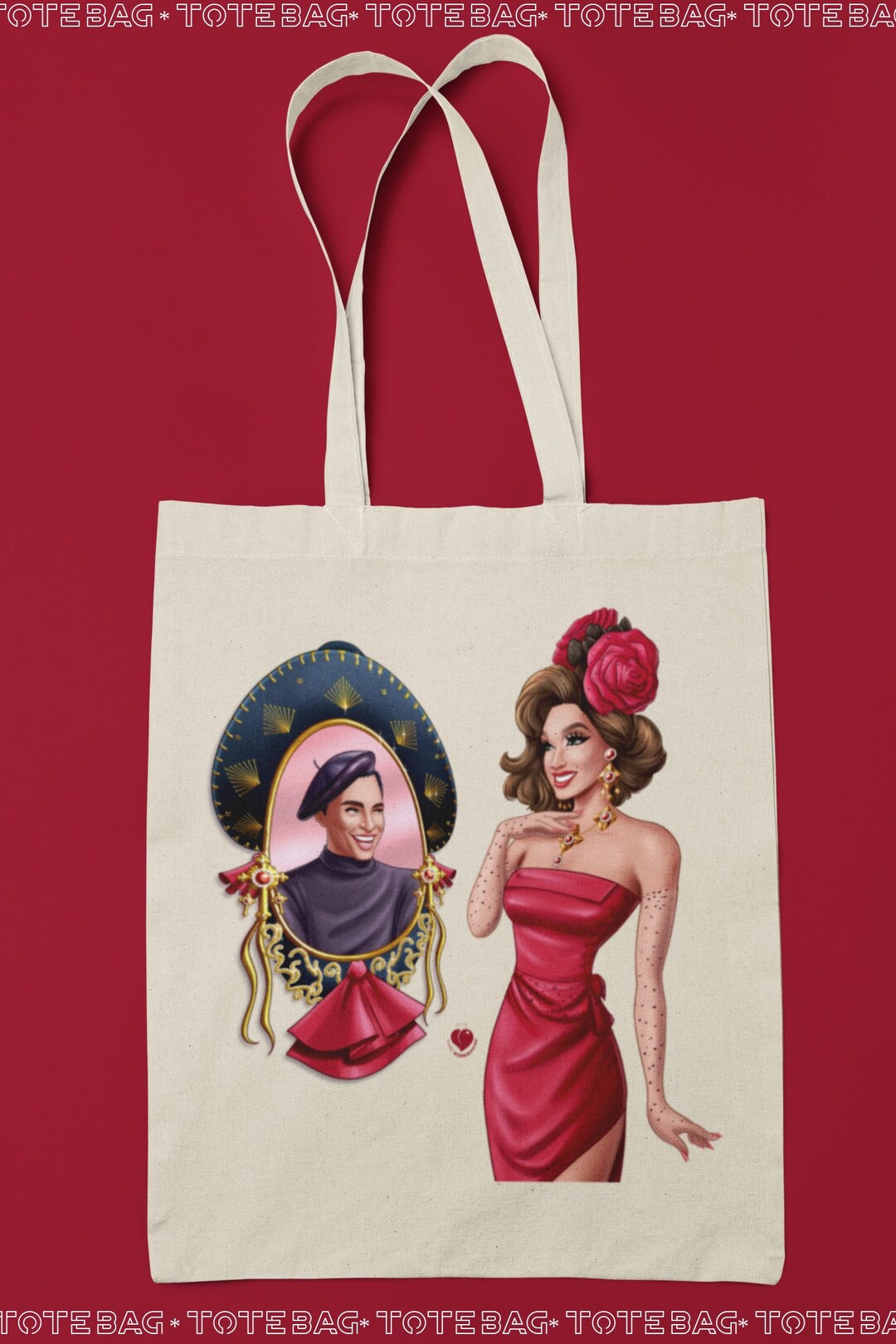 Tote Bag Valentina Draglam, Queer Artwork, Drag Queens, LGBTQ Tote Bag ...
