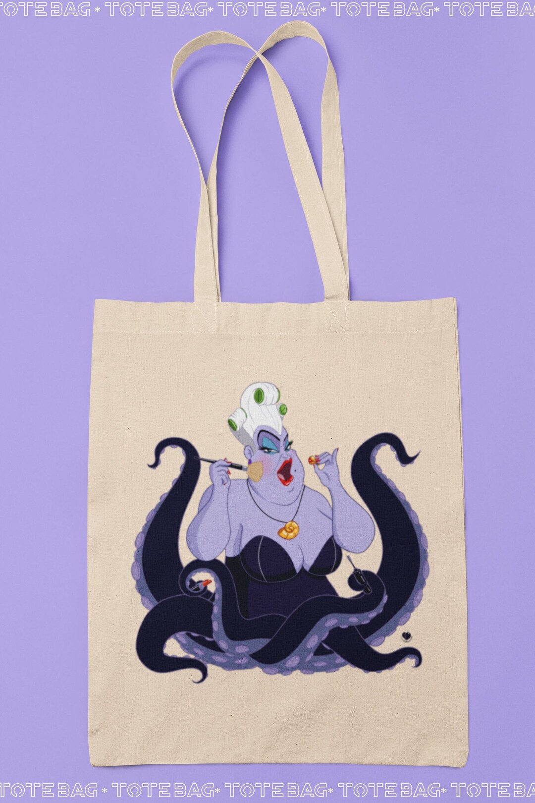 Tote Bag Ursula Villains, Queer Artwork, Parody Illustration, LGBTQ ...