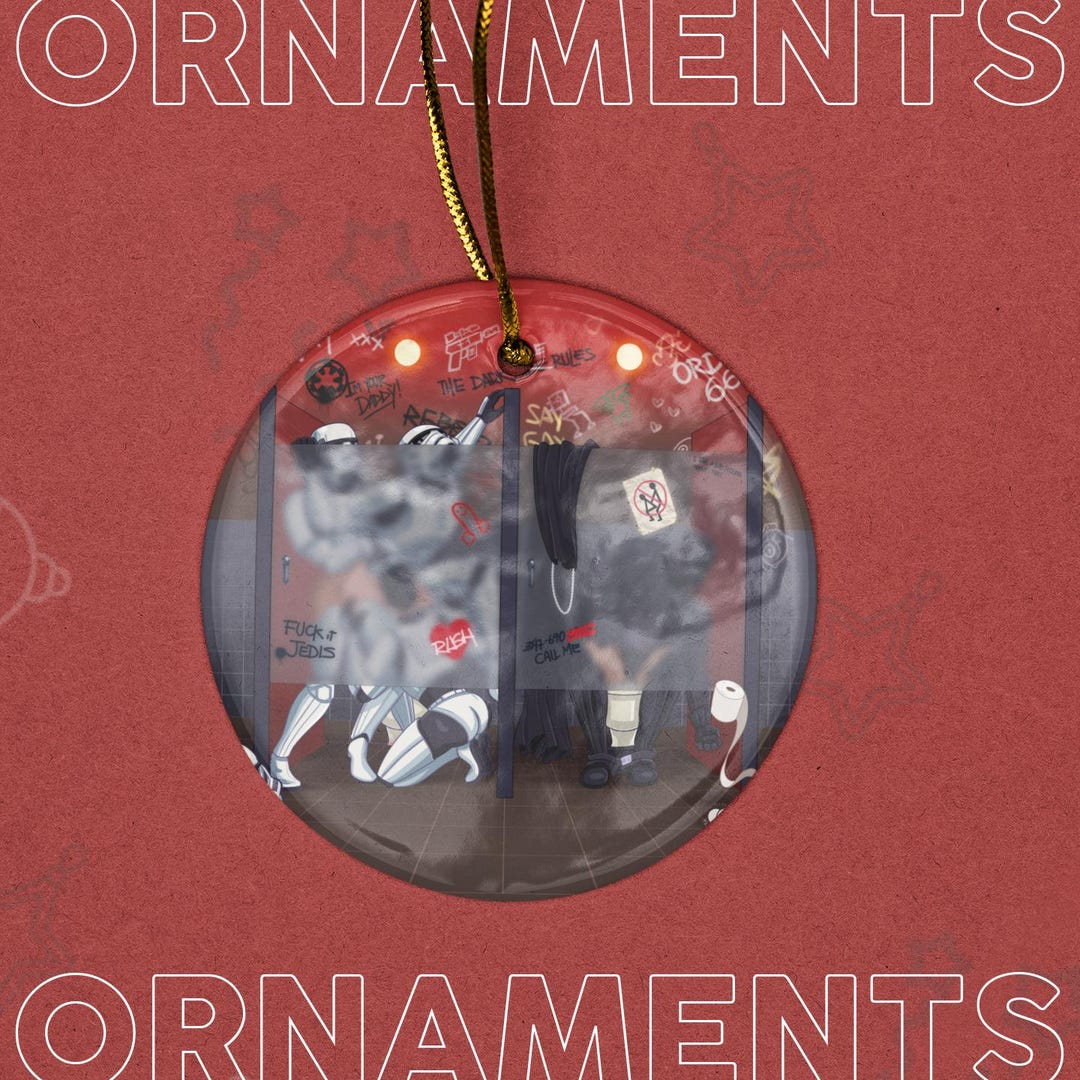 Christmas Ornaments Stall Wars Cruising, Gay Clones, Gay Darth Vader ...