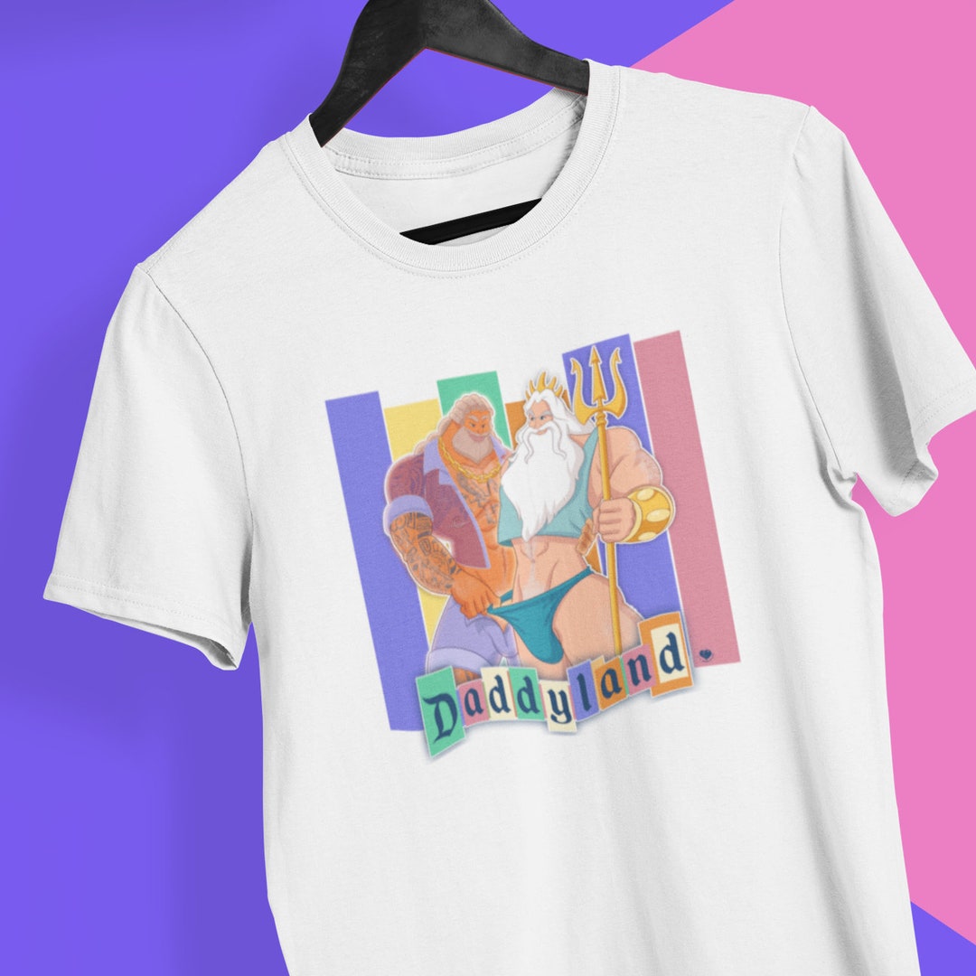 Unisex T-shirt Daddyland Special Edition, Queer Artwork, Gay Daddy, Gay ...