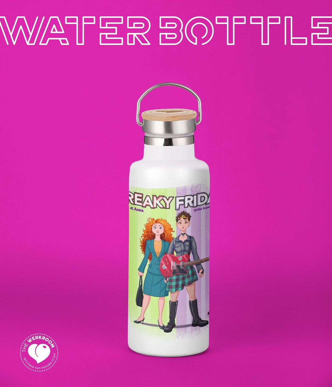 Water Bottle Freaky Friday Movies, Princess, Merida, Brave, Fun Bottle ...
