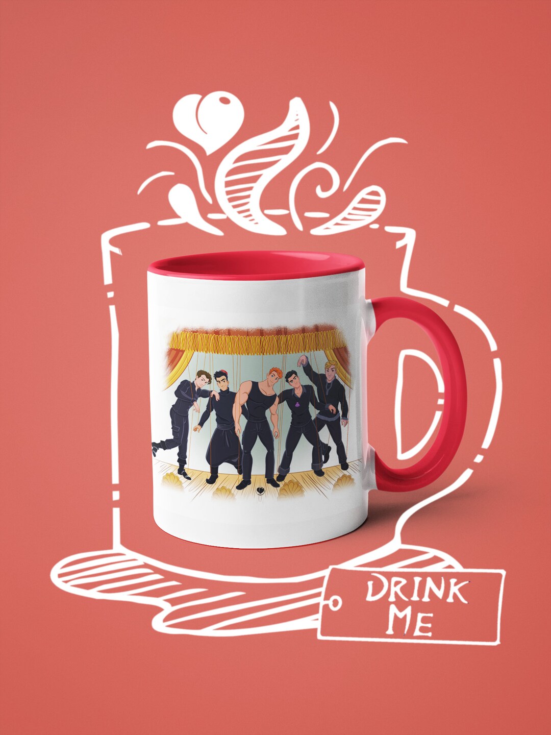 Coffee Mug NSYNC Special Edition, Queer Artwork, Gay Princes, LGBTQ ...