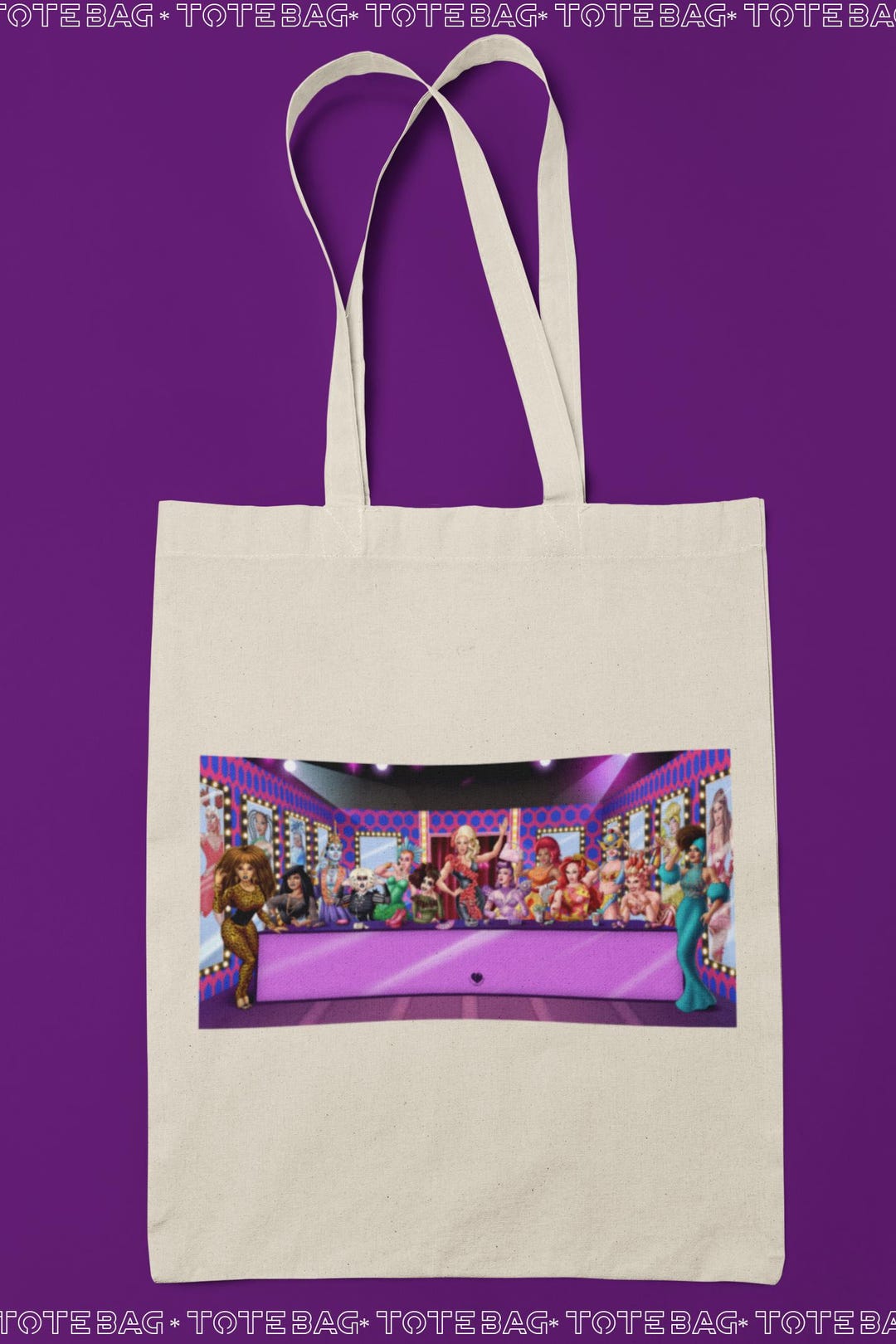 Tote Bag Last Supper Drag Draglam, Queer, Drag Queens, LGBTQ Bag, Gay ...