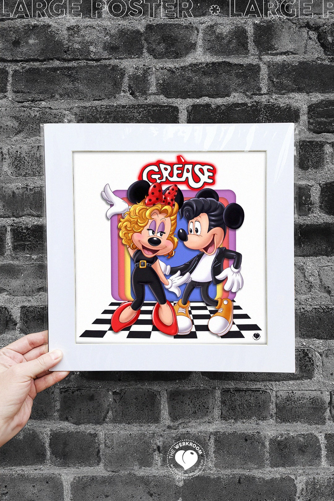 Matted Poster Grease Special Edition, Parody Artwork, Fun Poster ...