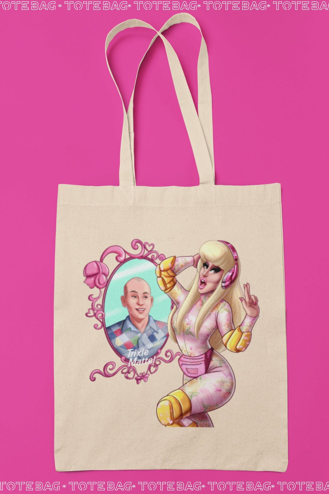 Tote Bag Trixie Mattel Draglam, Queer Art, Drag Queens, LGBTQ Tote Bag ...