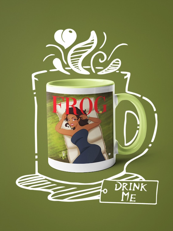 Coffee Mug Frog Magazines Princesses Tiana Original - Etsy
