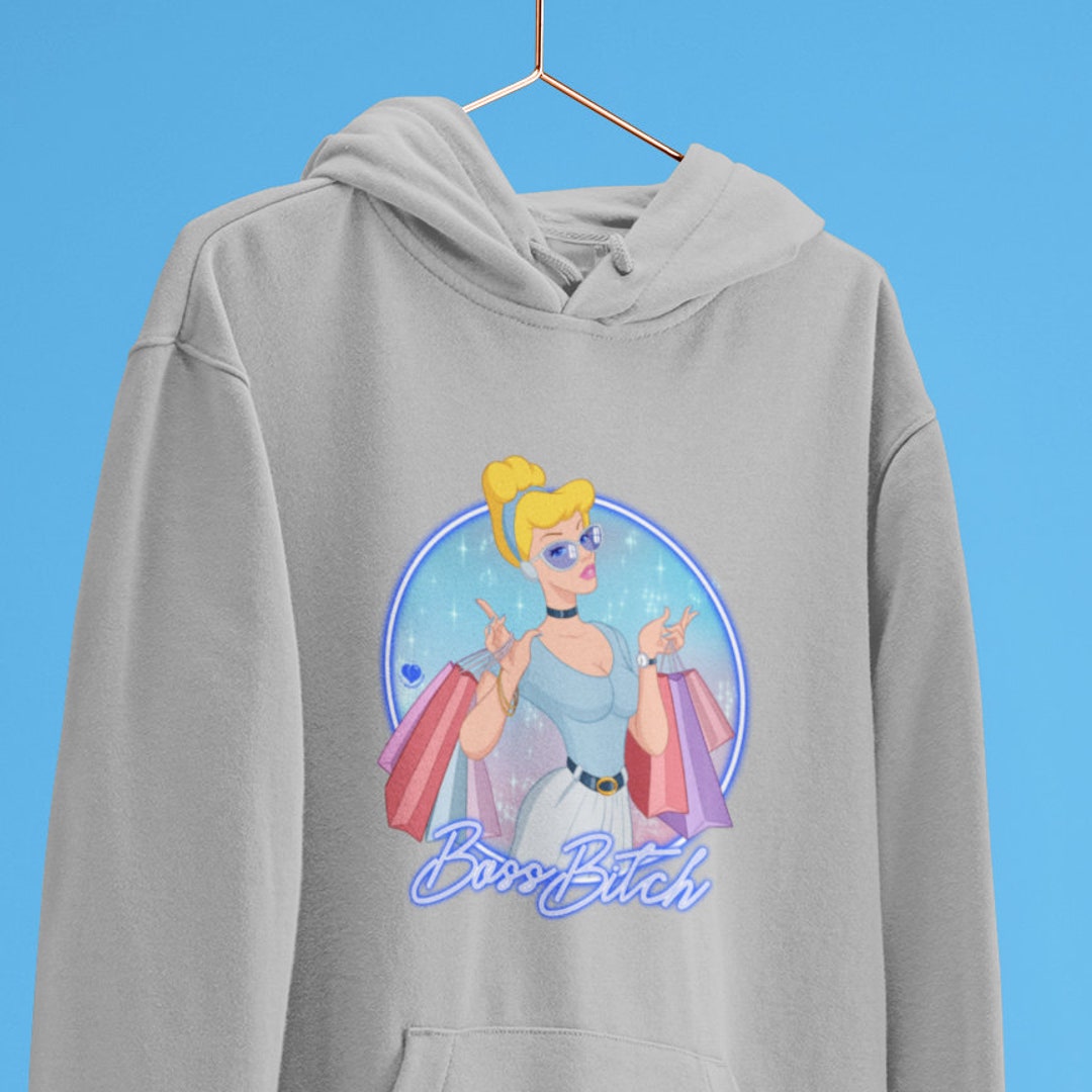 Unisex Hoodie Cinderella Boss Bitch Disney Princesses Parody - Etsy