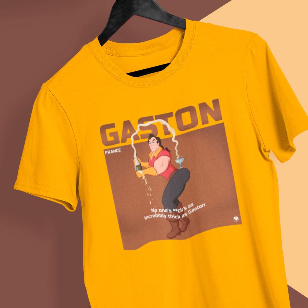 Unisex T-shirt Gastondashian Magazines, Villains, Gaston, Original ...