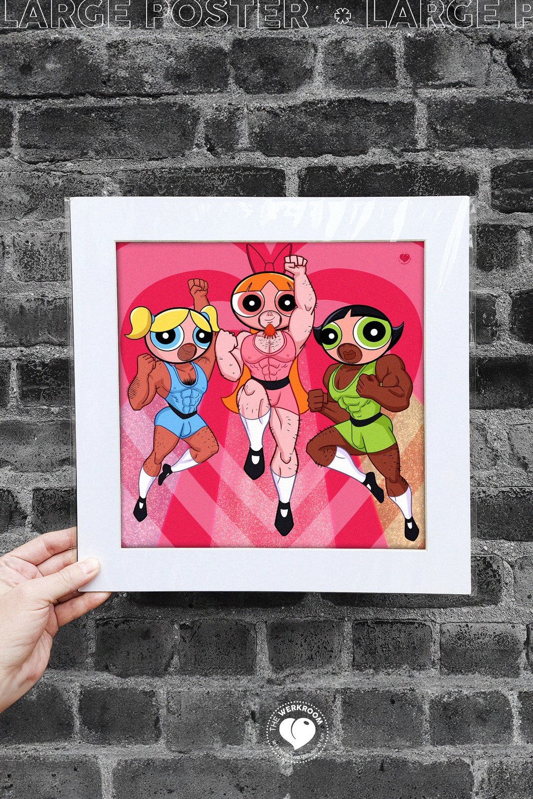 Matted Poster the Powerpuff Boys Special Edition, Queer Fun Artwork ...