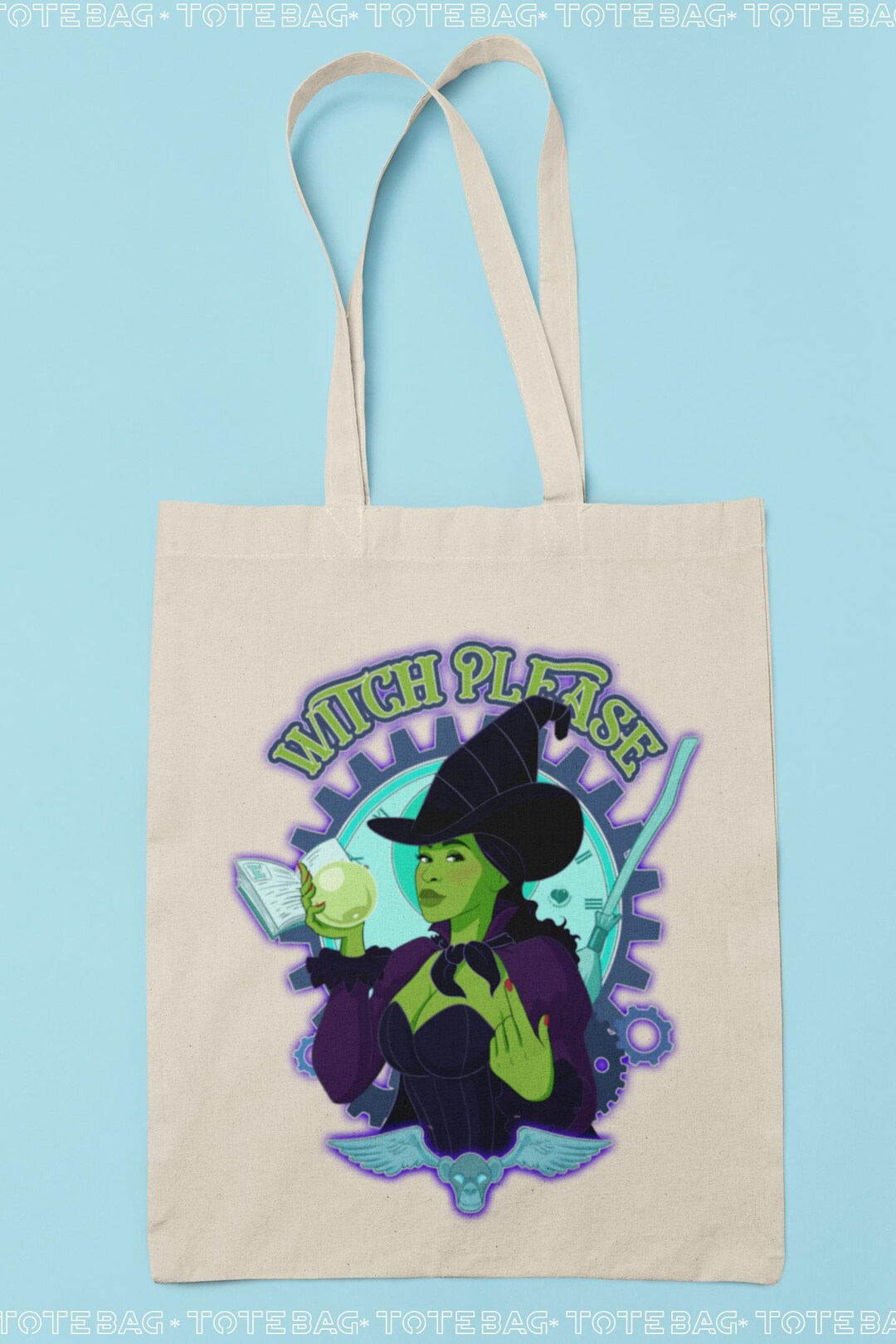 Tote Bag Witch Please Limited Edition, Wicked, Elphaba, Cynthia Erivo ...