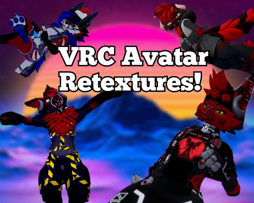 Vrchat Avatar Retexture read Description Before Buying - Etsy
