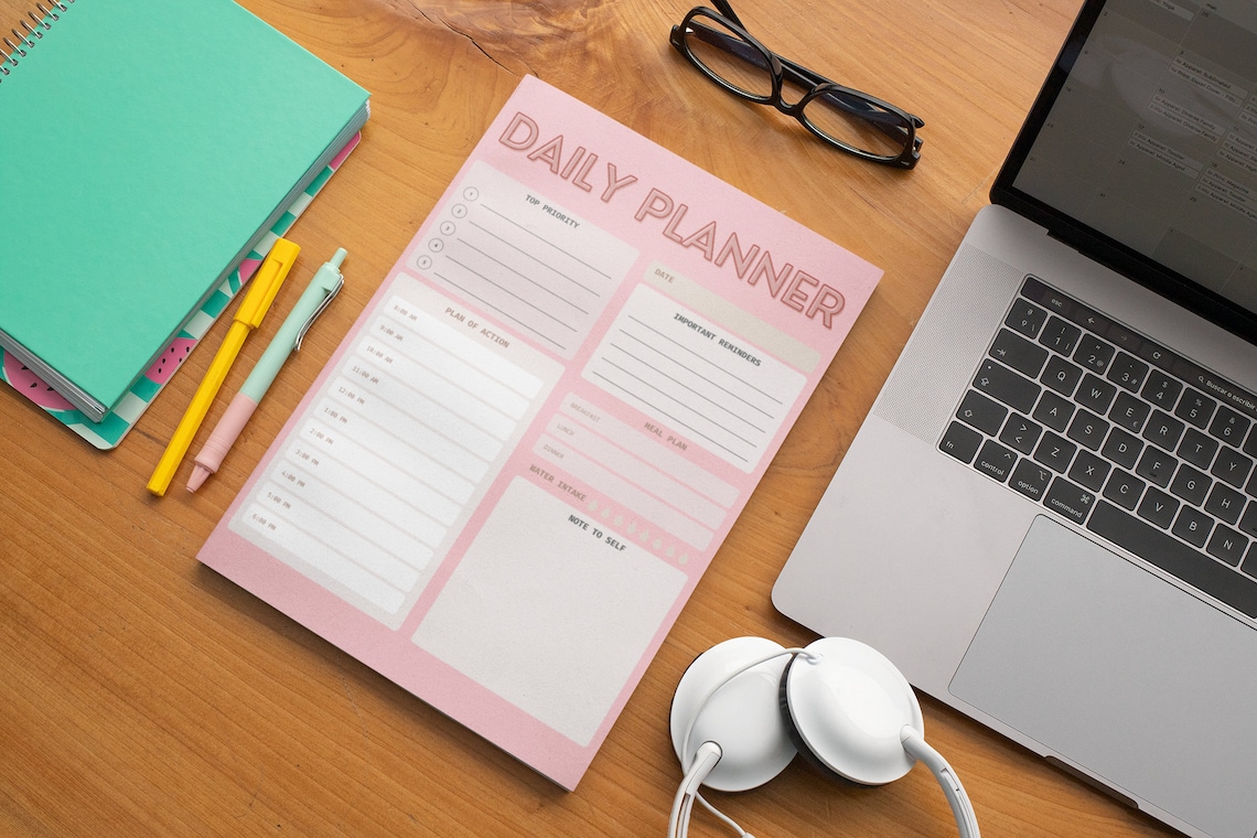 Daily to Do List Printable, Minimal Productivity Planner, Instant ...