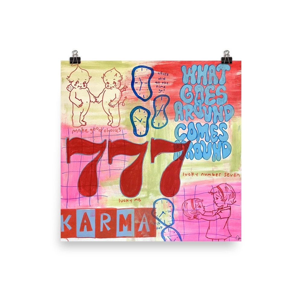Karma Poster - Etsy