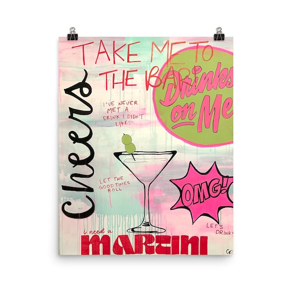 Take Me to the Bar Print - Etsy