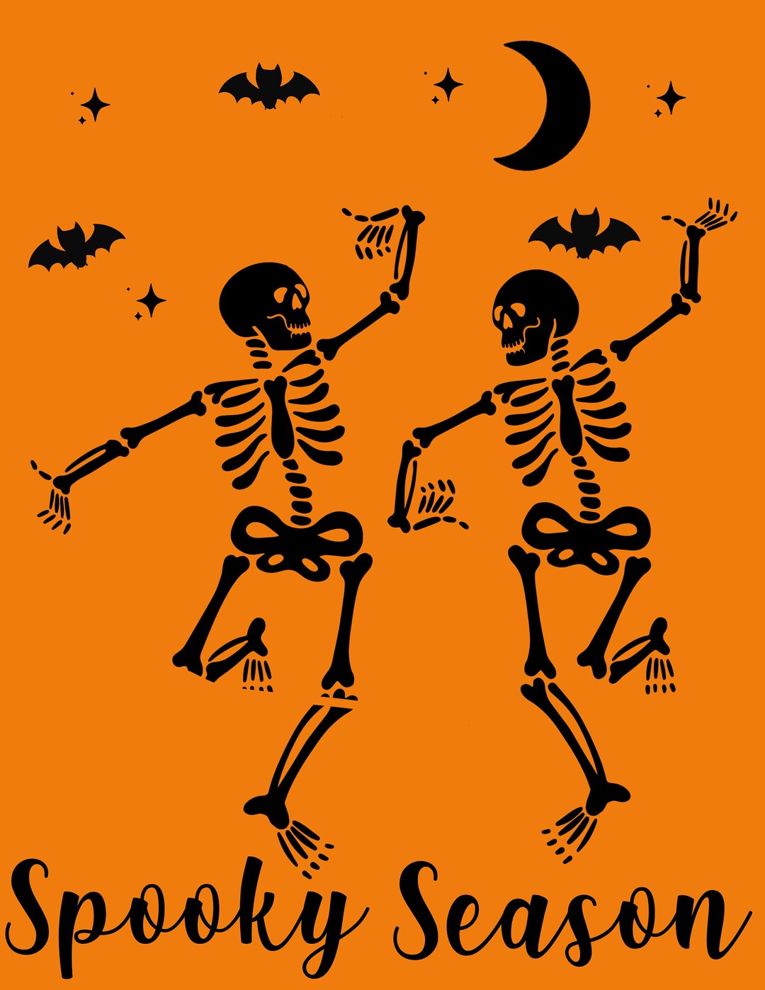 Spooky Season Skeleton Png Svg File - Etsy UK