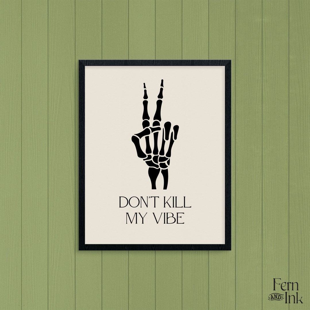 Halloween Skeleton Hand Print | Digital Download | 8"x10" Print - Etsy