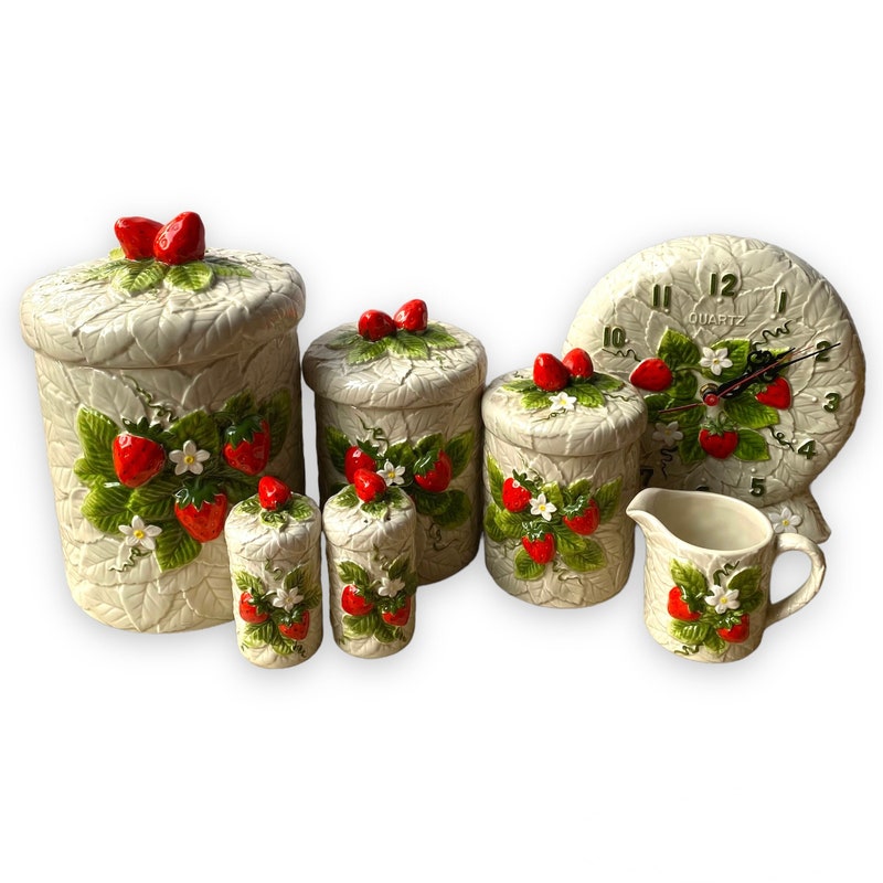 Strawberry Kitchen - Etsy