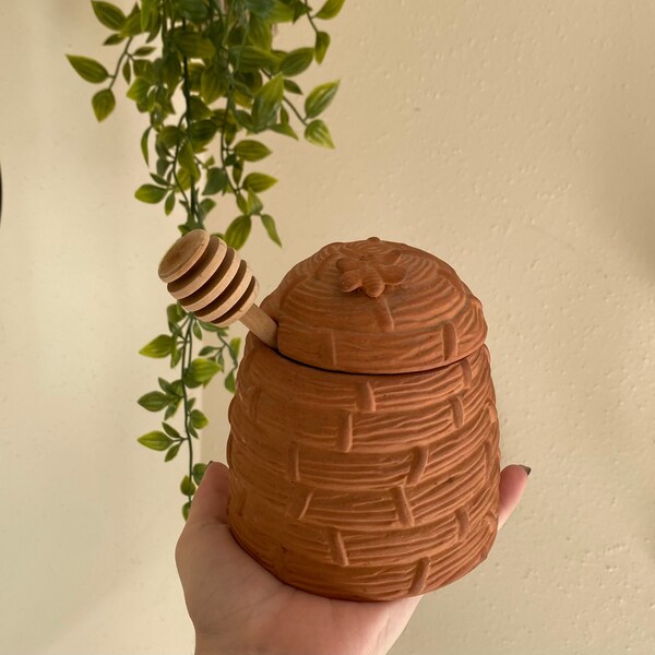 Vintage Honey Pot - Etsy