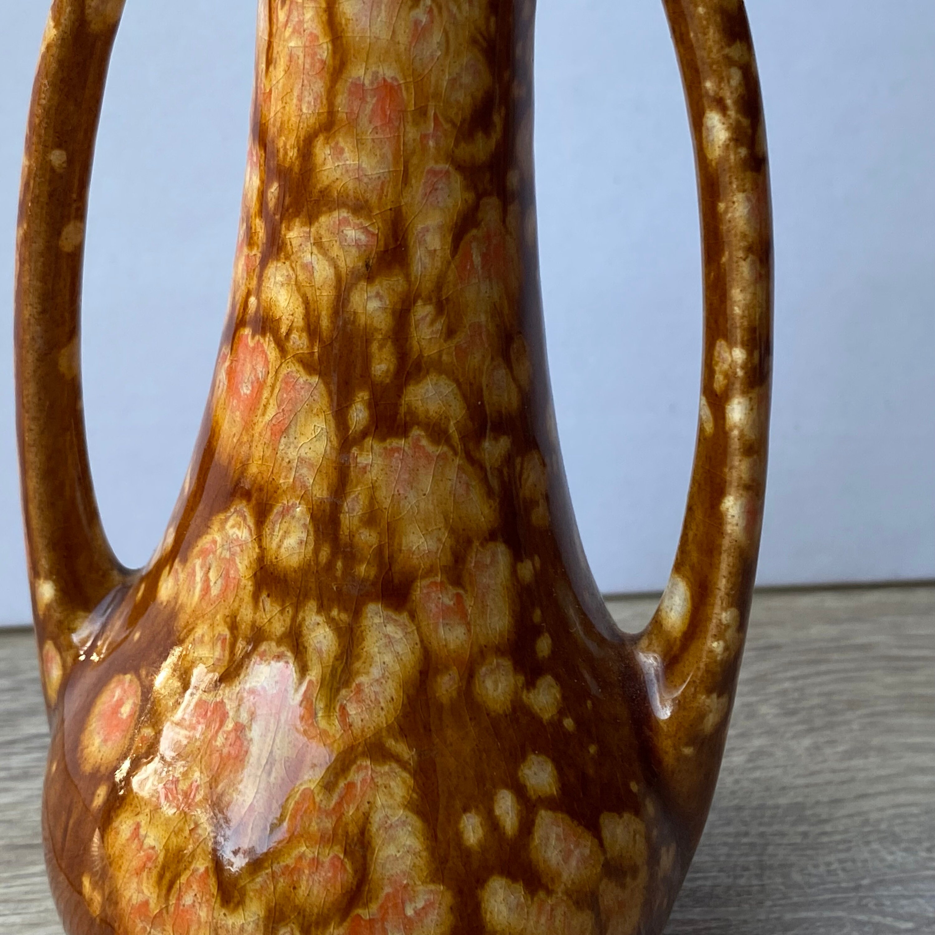 Vintage JEM of California Art Pottery Vase Double Handled - Etsy