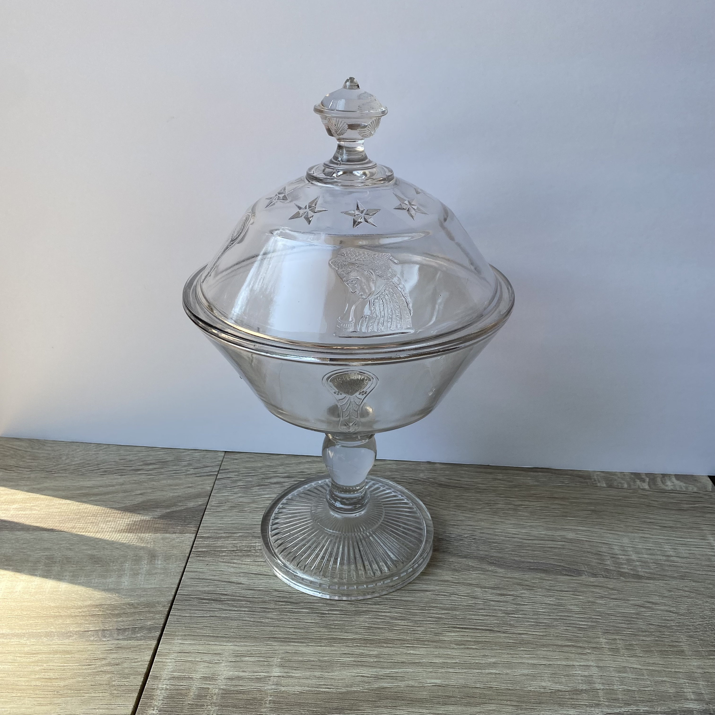 Antique EAPG Adams 1800s Lidded Compote Featuring Opera - Etsy