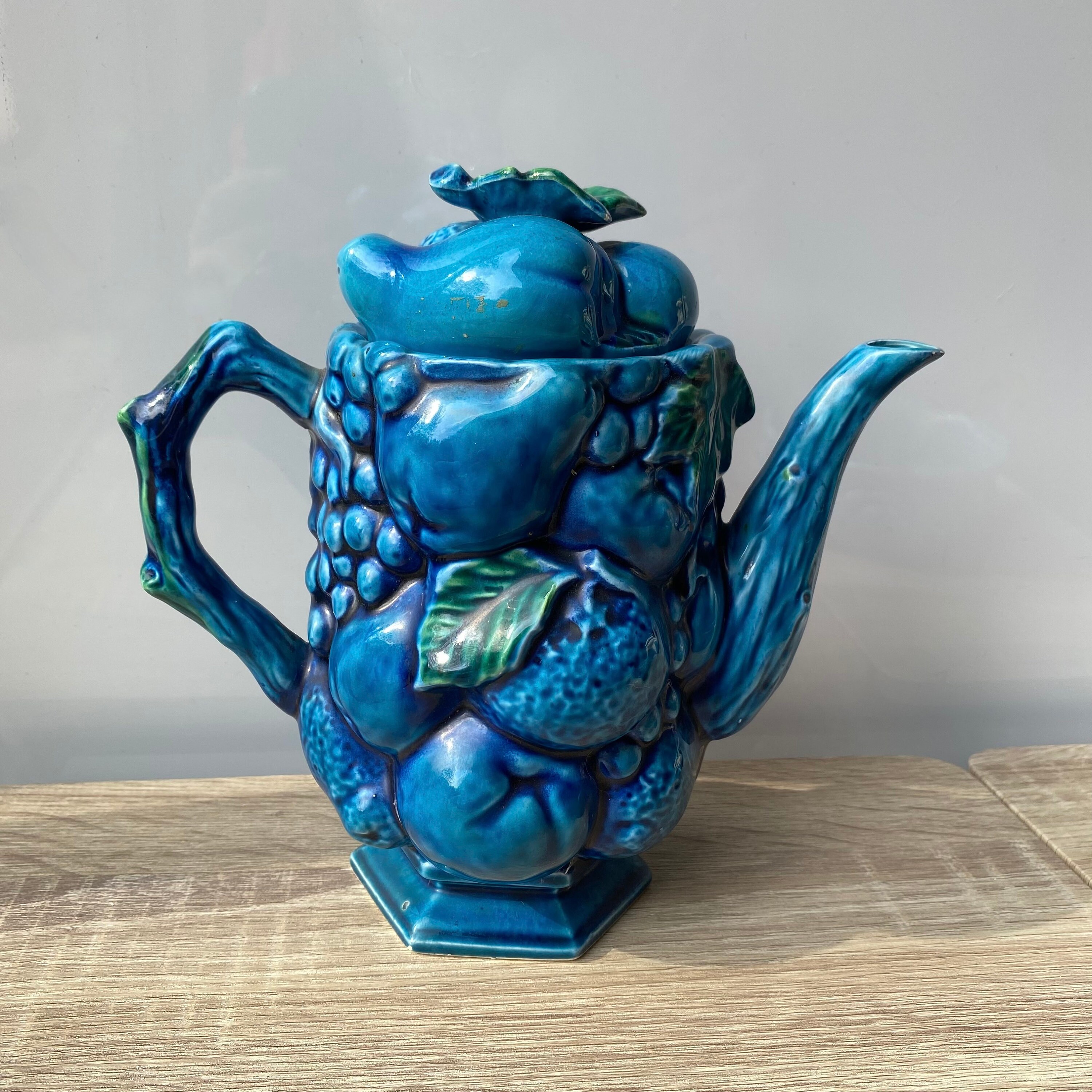 Vintage Inarco Japan Blue Mood Indigo Art Teapot and Soup - Etsy